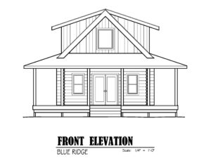 Blue Ridge Plans - True Log Cabin