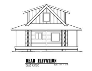 Blue Ridge Plans - True Log Cabin