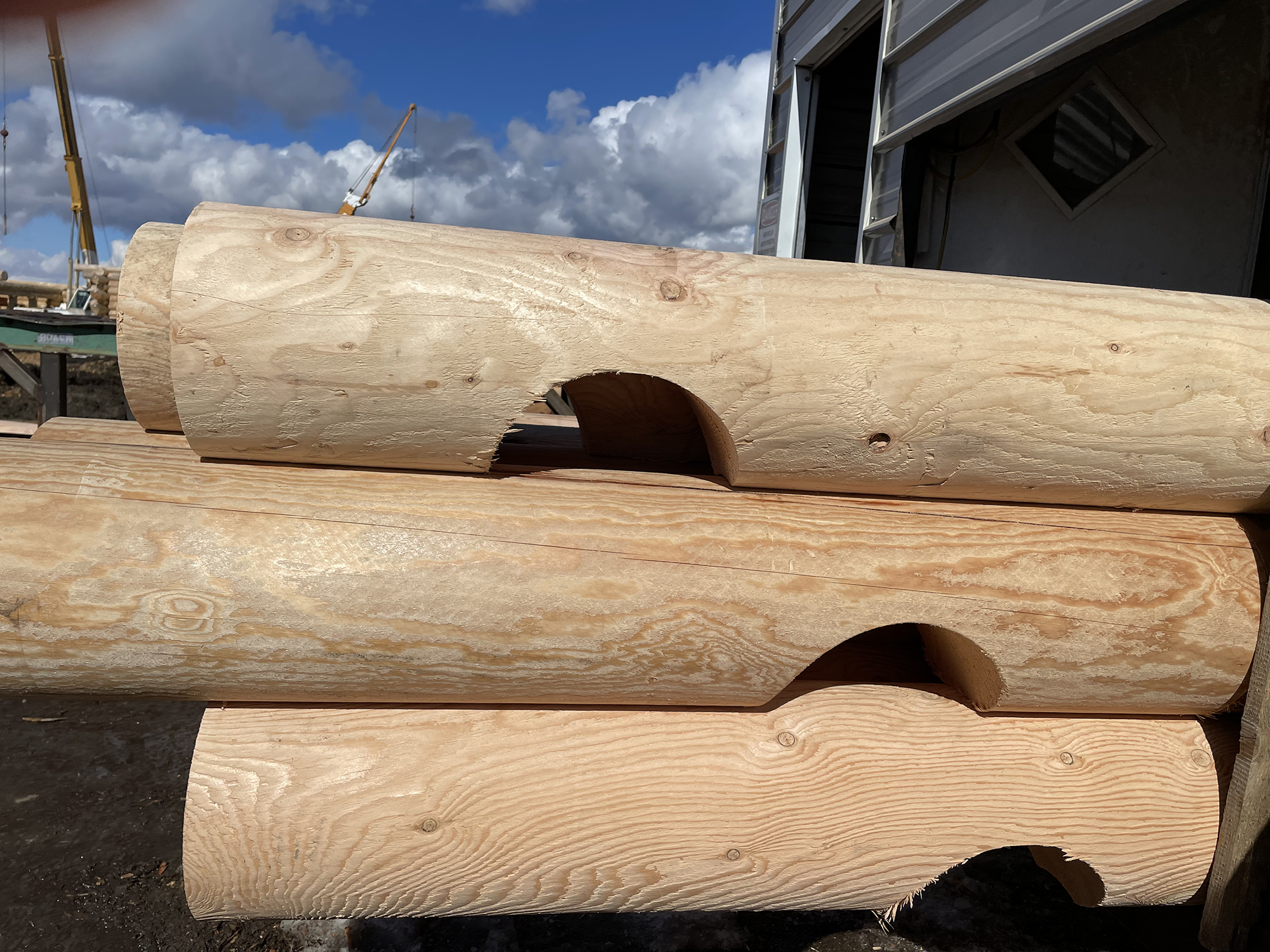 Our Logs - True Log Cabin